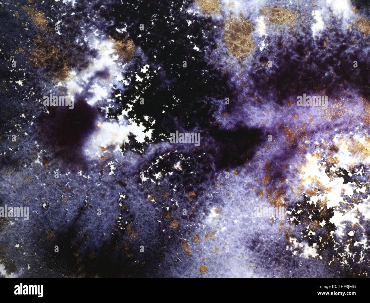 Black and gold liquid ink texture with glittering sparkles, decorative ...