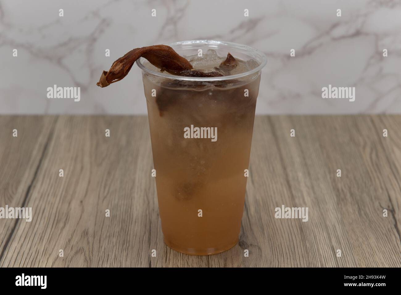 Tasty tamarind fruit flavored water to drink as a beverage with the ...