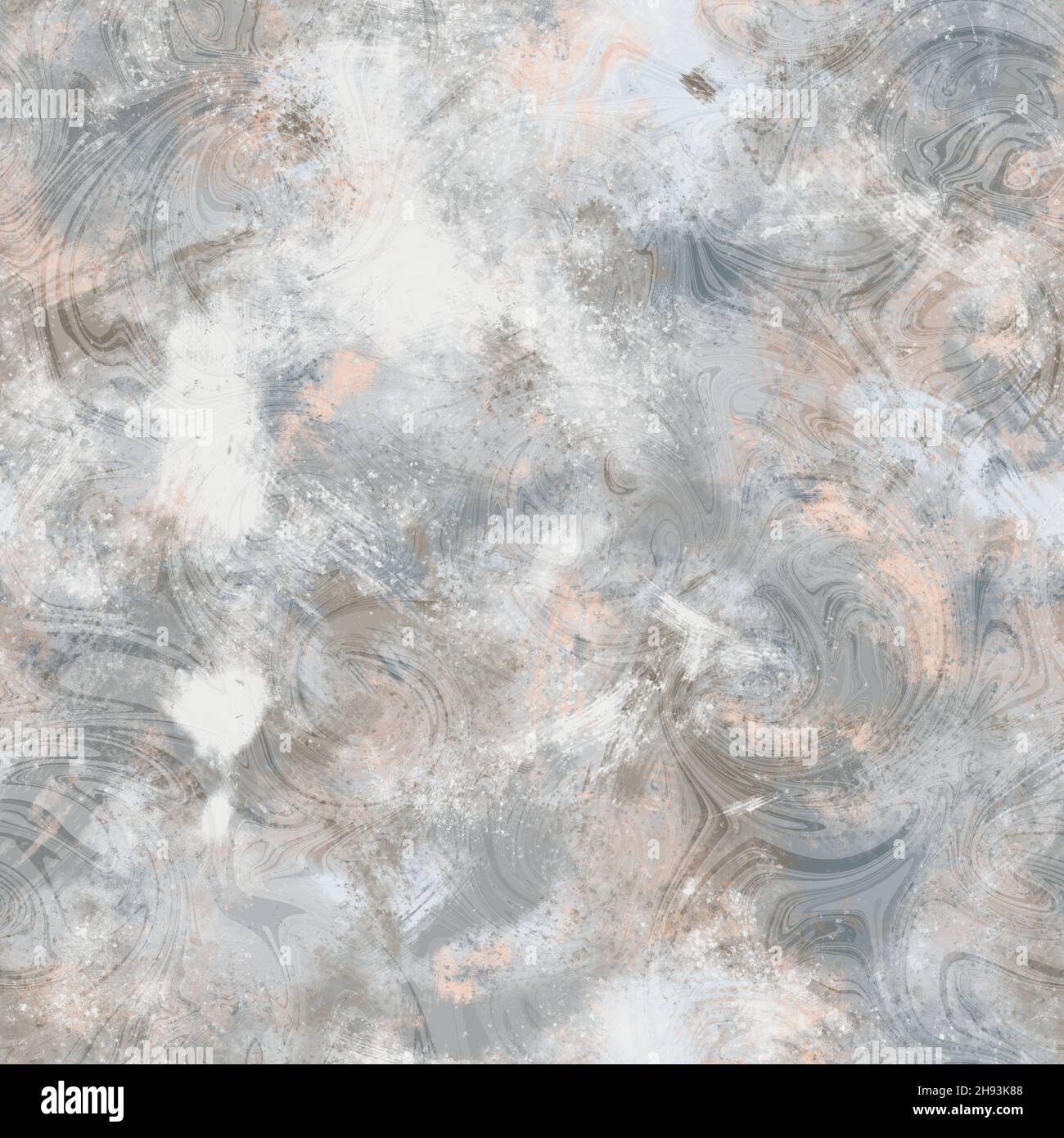 Seamless neutral and white grungy classic abstract surface pattern ...