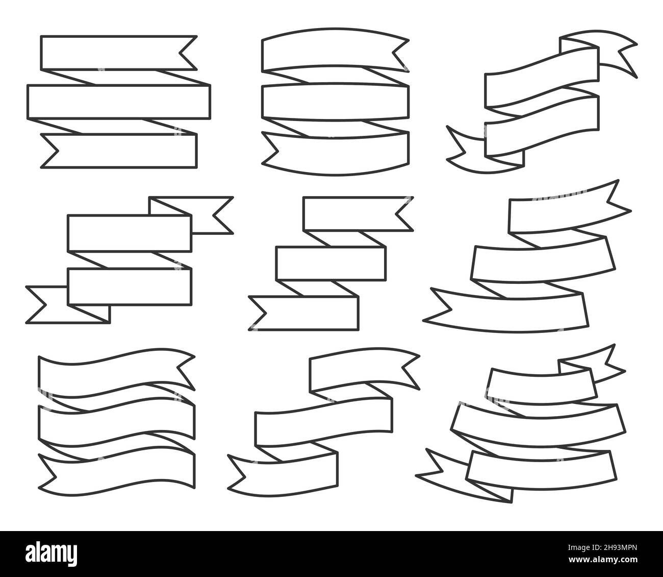 Banner flag scroll hi-res stock photography and images - Alamy