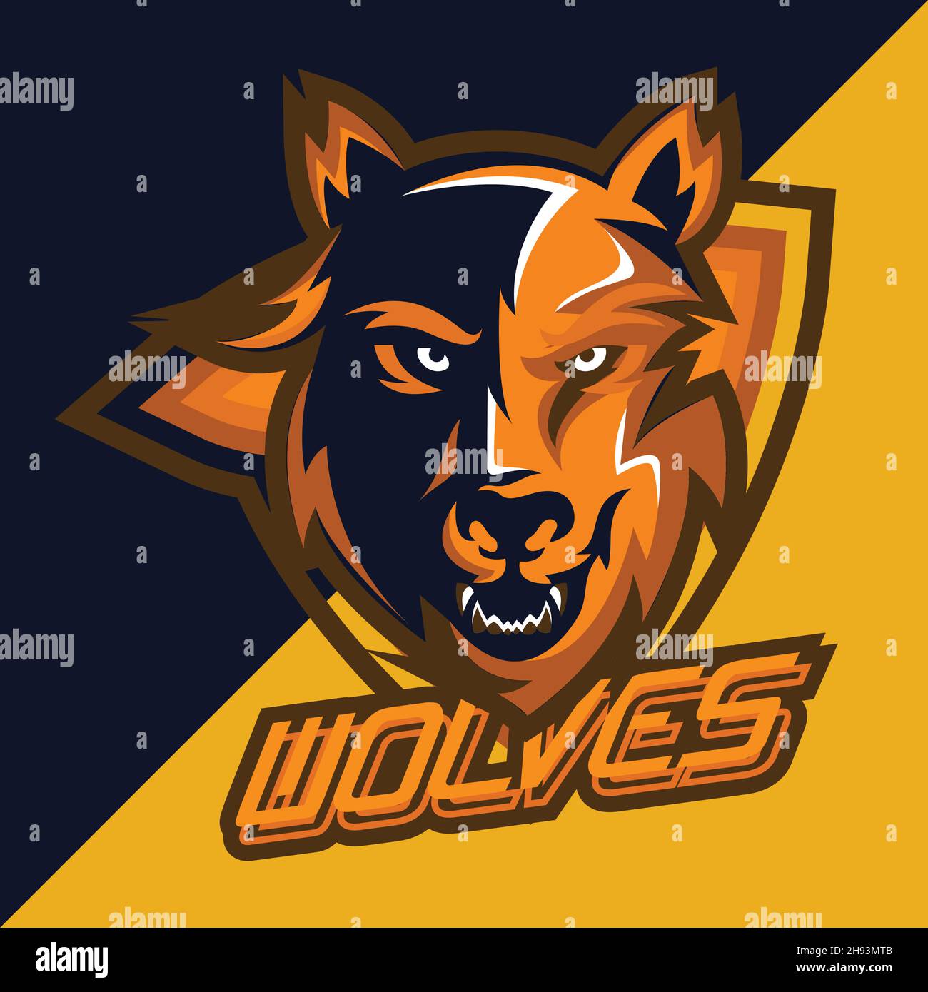 Esports Character Mascot logo Stock Vector Image & Art - Alamy