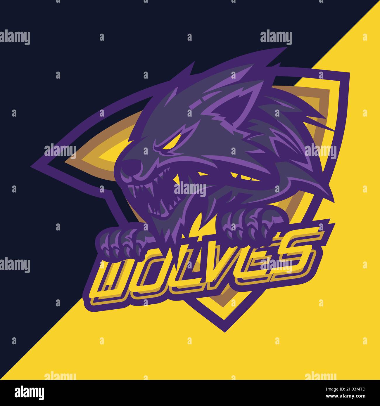 Esports Character Mascot logo Stock Vector Image & Art - Alamy