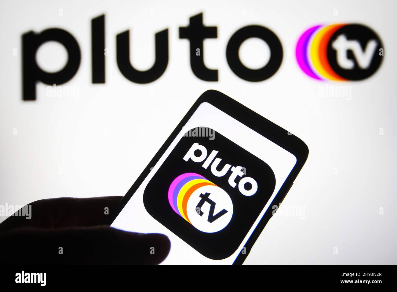 Pluto logo hi-res stock photography and images - Alamy