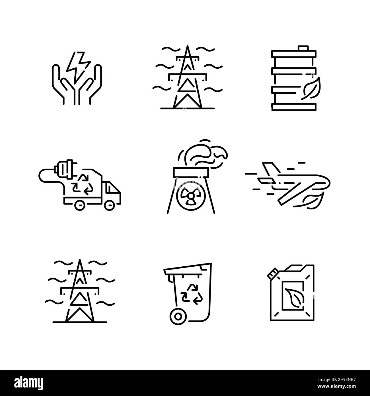 Sustainability eco friendly infographic set hi-res stock photography ...