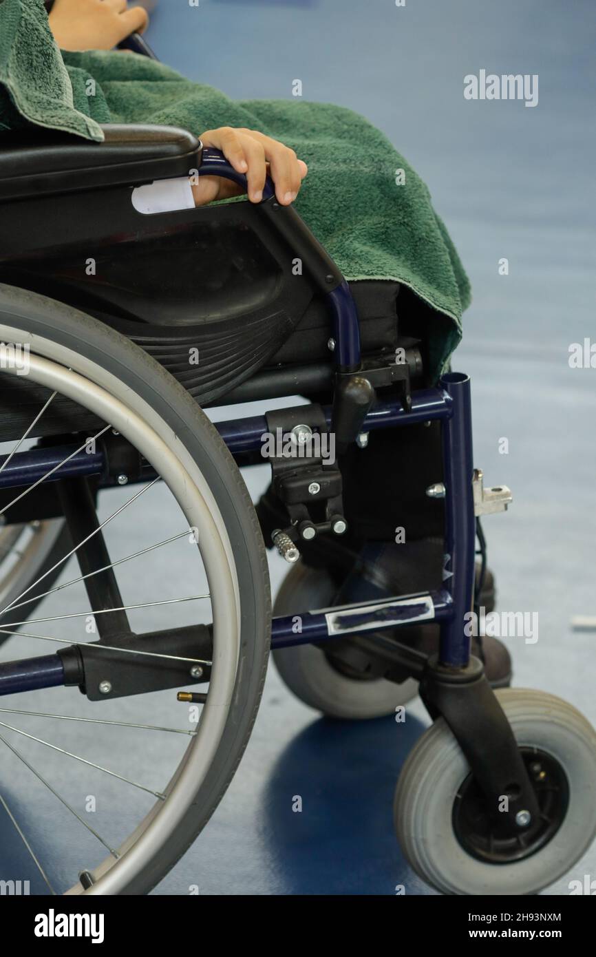 Shallow depth of field (selective focus) image with details of an ill ...