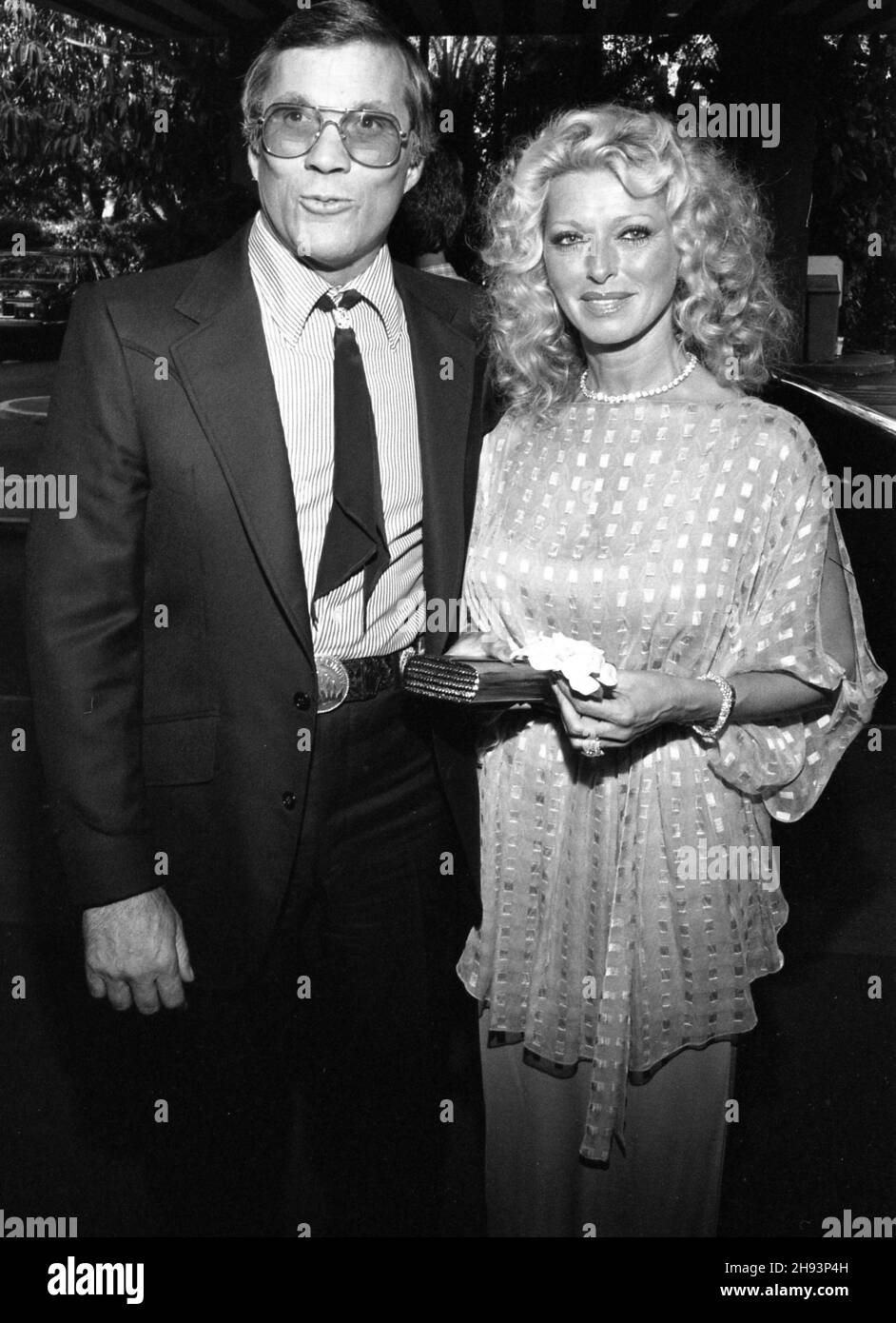 Hal Needham and Dani Janssen and Ken Reitz at the wedding reception for ...