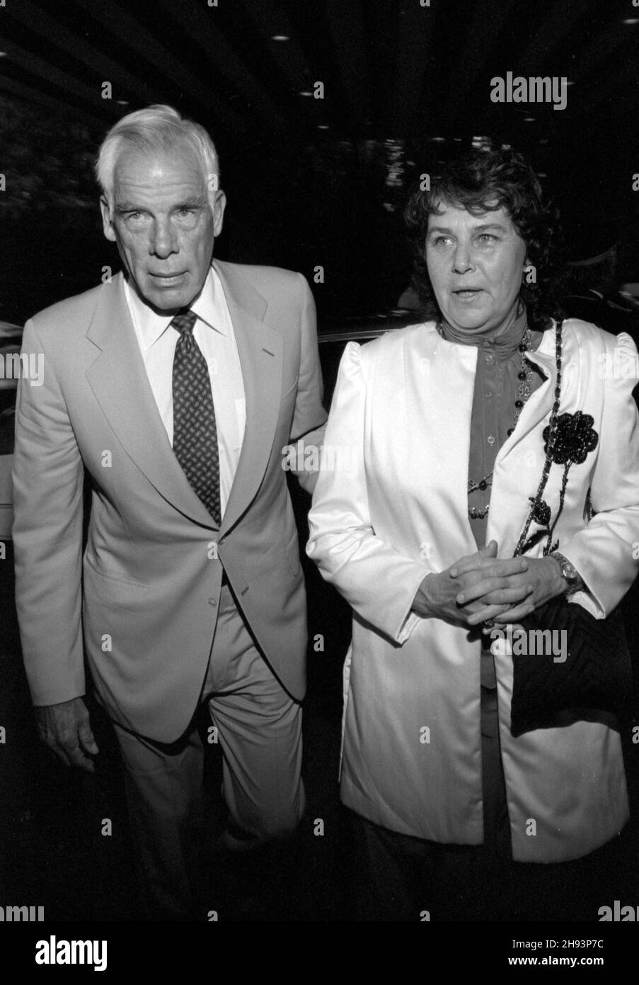 Lee Marvin and Pamela Marvin at the wedding reception for producer Al ...