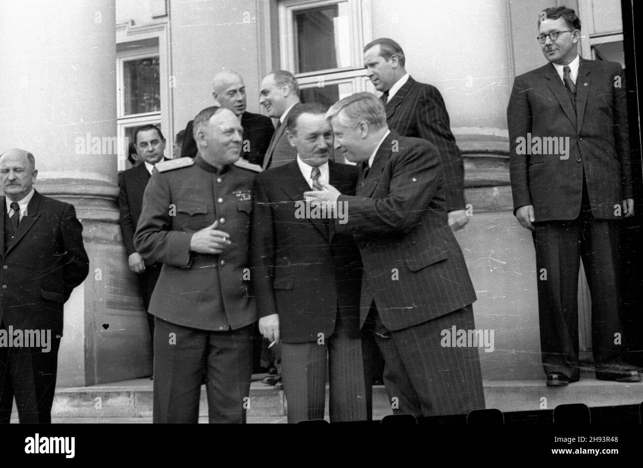 Warszawa, 1947-06-19. Zjazd Komitetu Ogólnos³owiañskiego. Przyjêcie w ...