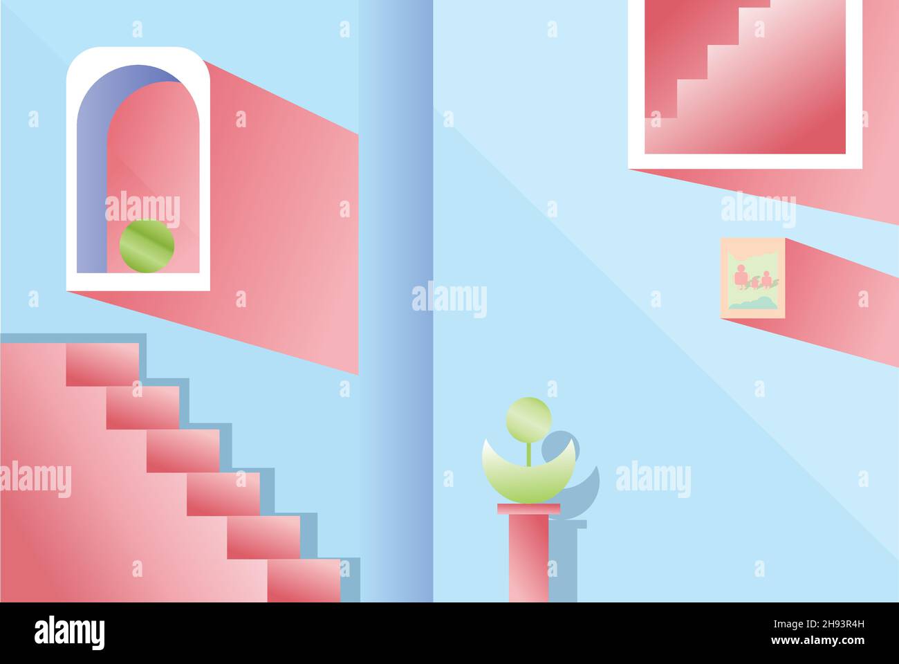 White contemporary modern building in Stock Vector Images - Alamy