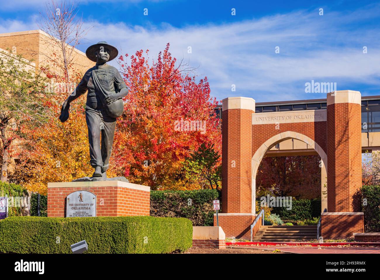 Beautiful fall color of the health sciences campus, University of ...