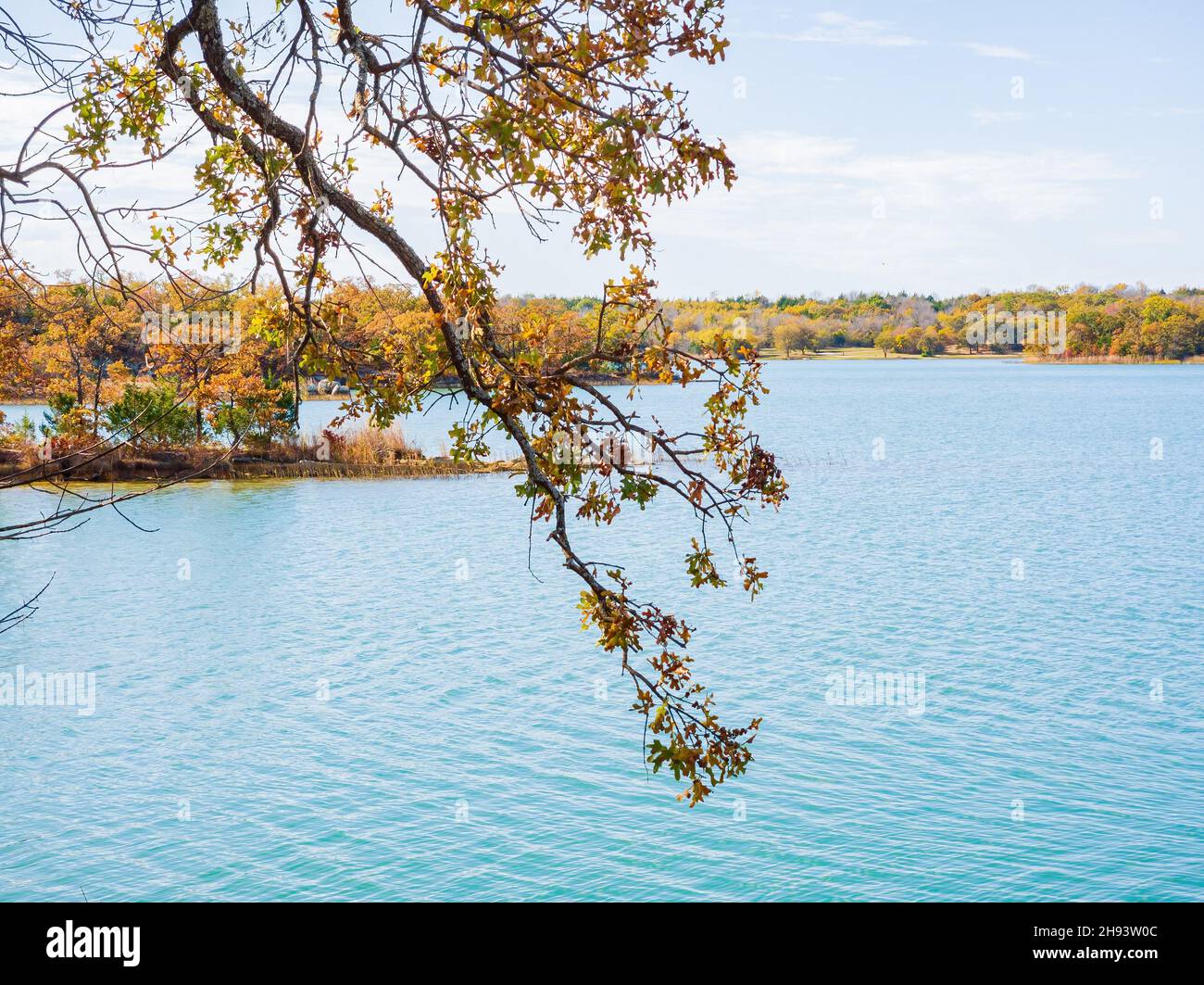 Beautiful landscape of Lake Murray State Park at Oklahoma Stock Photo ...