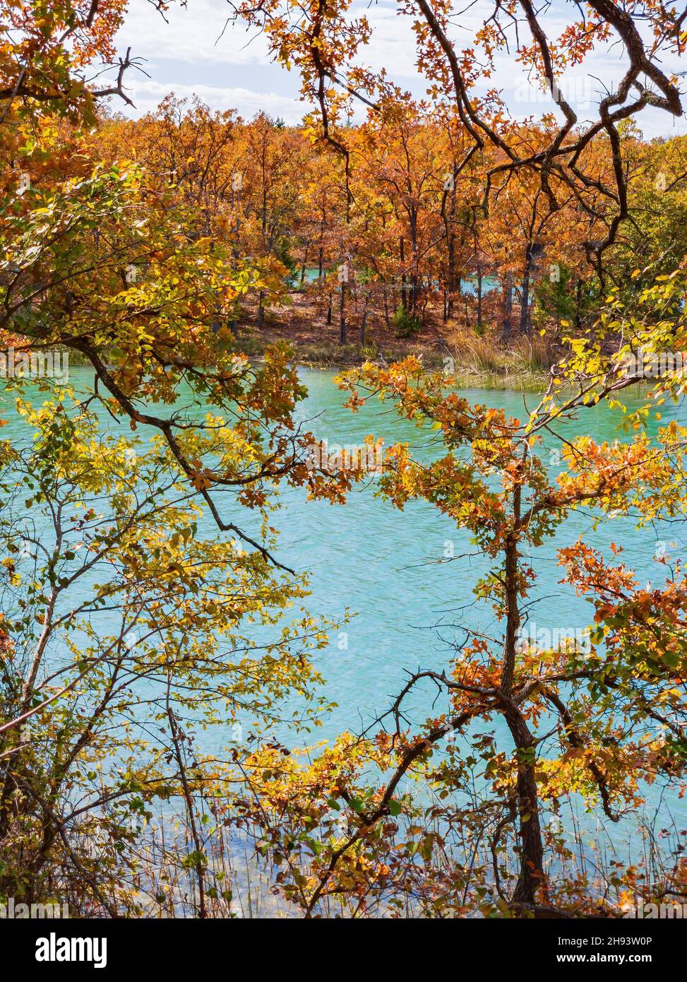 Beautiful landscape of Lake Murray State Park at Oklahoma Stock Photo ...