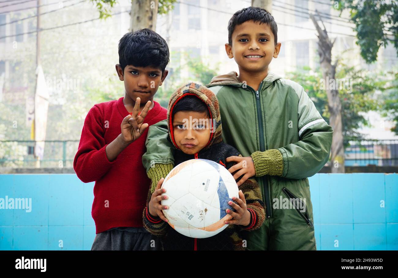 Football girl and boy school hi-res stock photography and images - Alamy