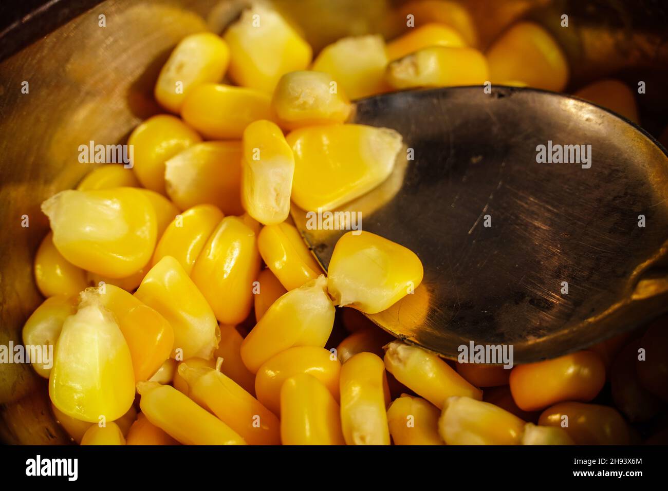 baby corn images close up Stock Photo - Alamy