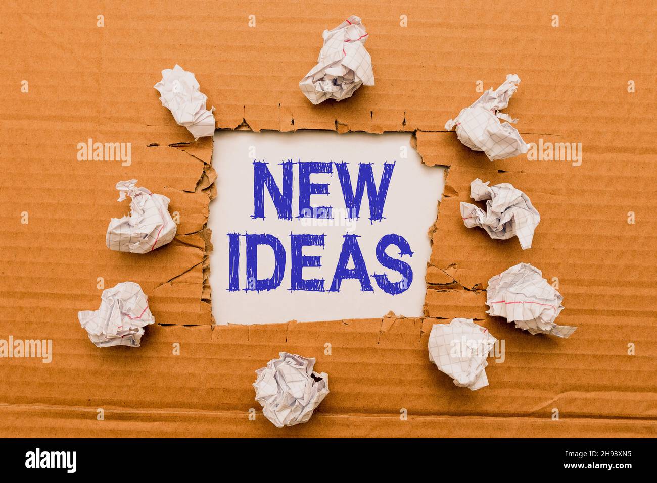 Writing displaying text New Ideas. Business idea something original or ...