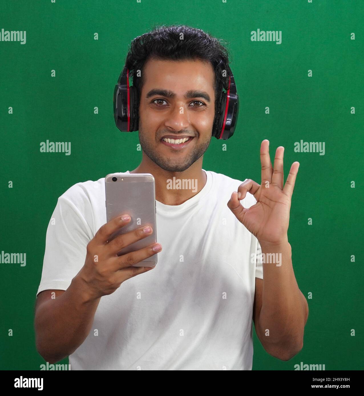 Man Giving Good Review of Movie web series Stock Photo - Alamy