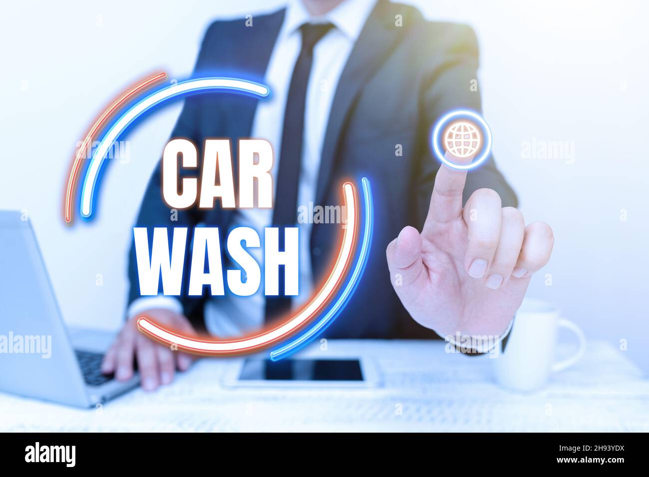 Foam car writing hi-res stock photography and images - Alamy