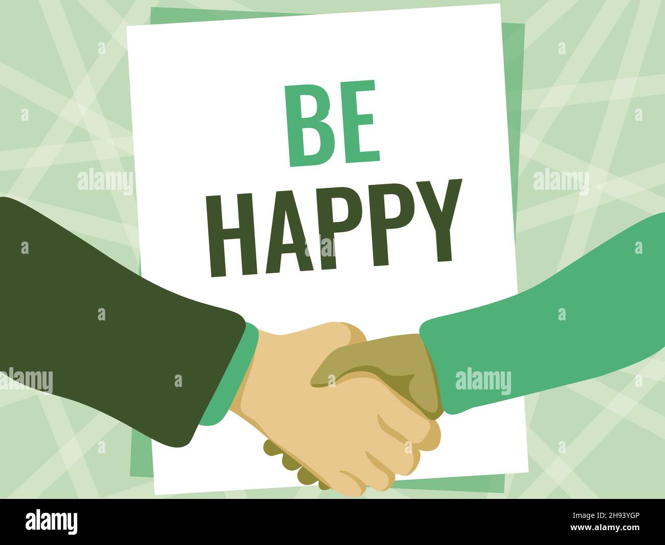 Text showing inspiration Be Happy. Concept meaning to live every moment ...