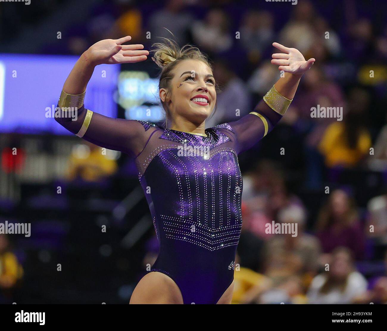 Baton Rouge, LA, USA. 3rd Dec, 2021. LSU's Bridget Dean smiles as she ...