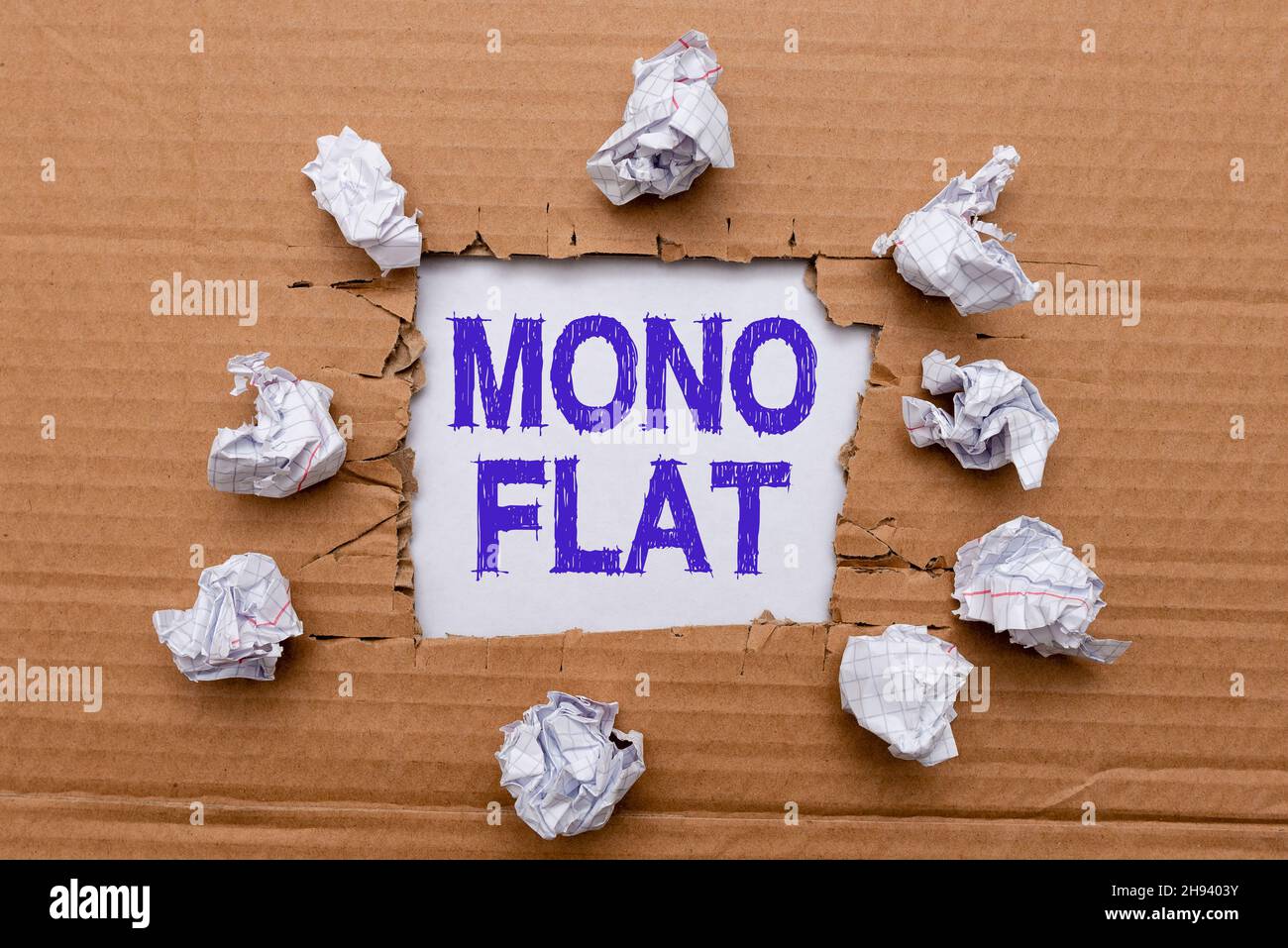 Conceptual display Mono Flat. Word Written on Stroke line icons for ...