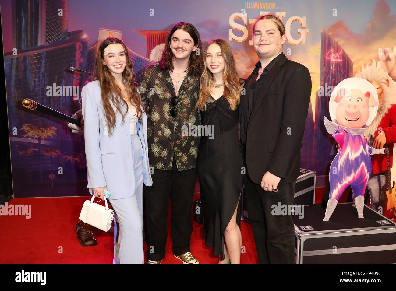 December 4, 2021: SIAN FULLER, JORDAN FULLER, JANEVA and ARLO SIM ...