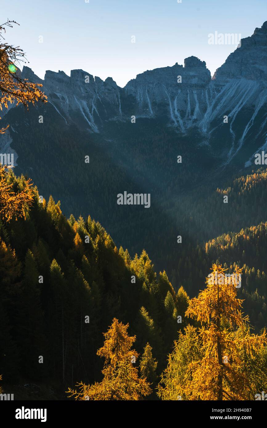 Monte rite peak in dolomites hi-res stock photography and images - Alamy