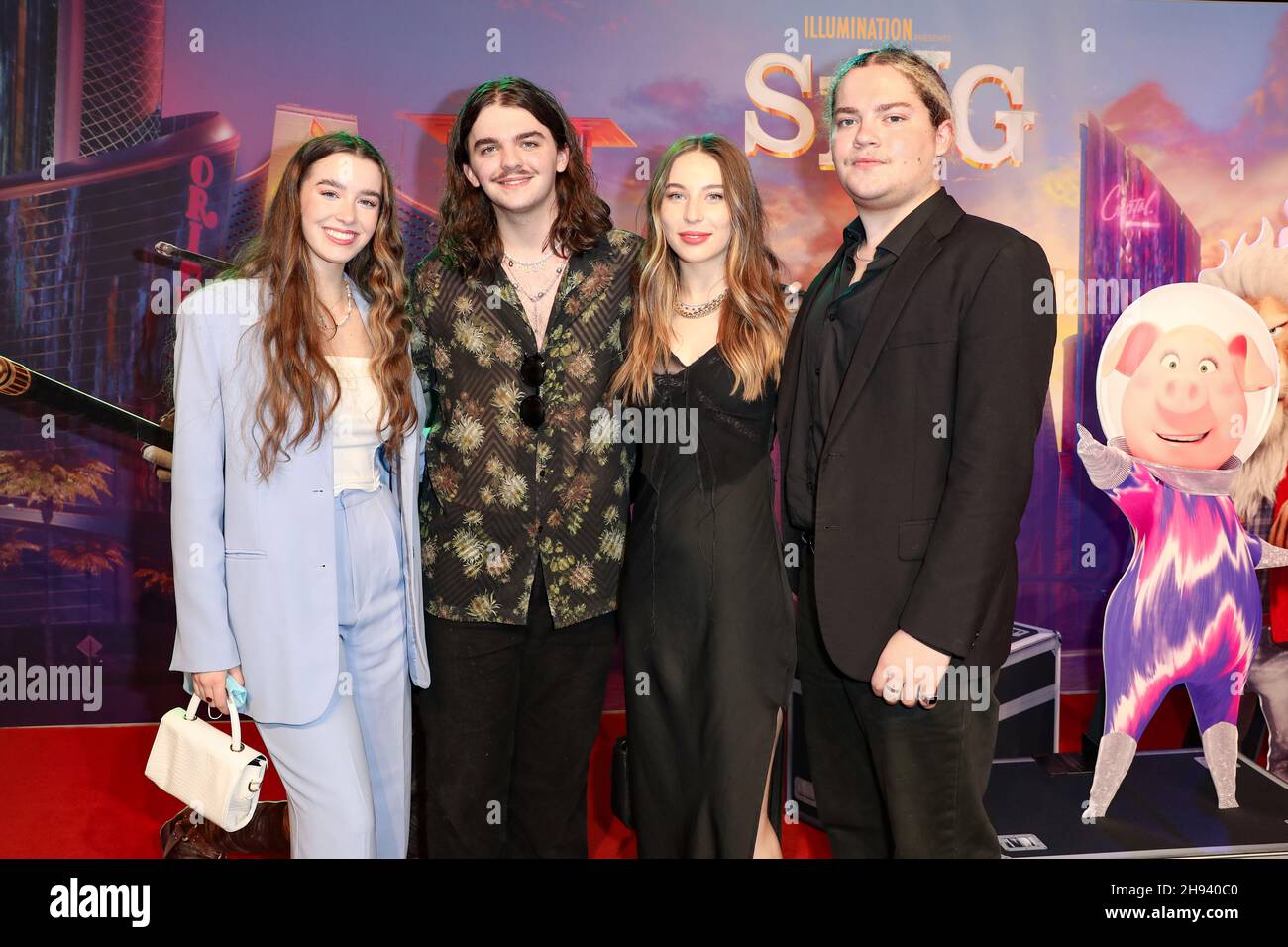 December 4, 2021: SIAN FULLER, JORDAN FULLER, JANEVA and ARLO SIM ...