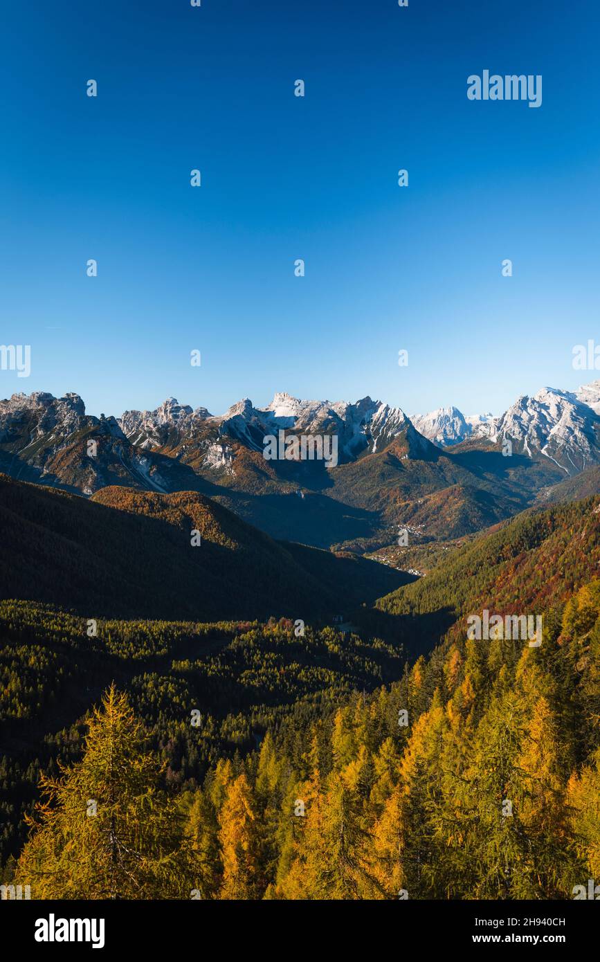 Monte rite peak in dolomites hi-res stock photography and images - Alamy