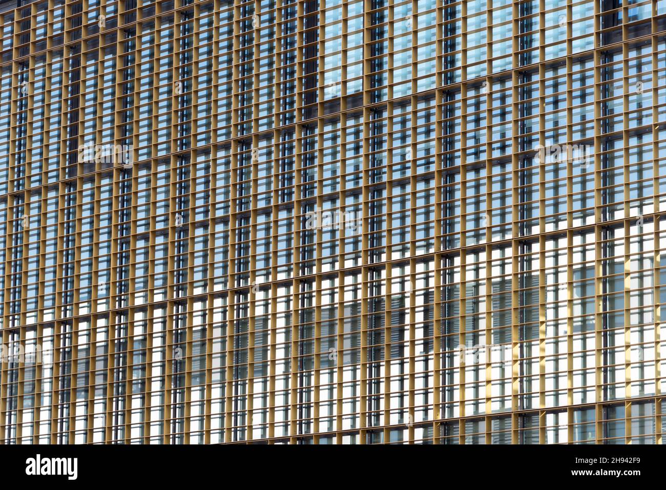 Lattice structure of a facade made of glass Stock Photo - Alamy