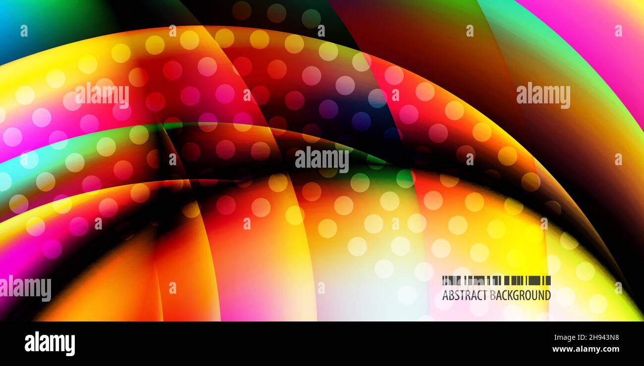 Abstract colorful background graphics template with blended multiple ...