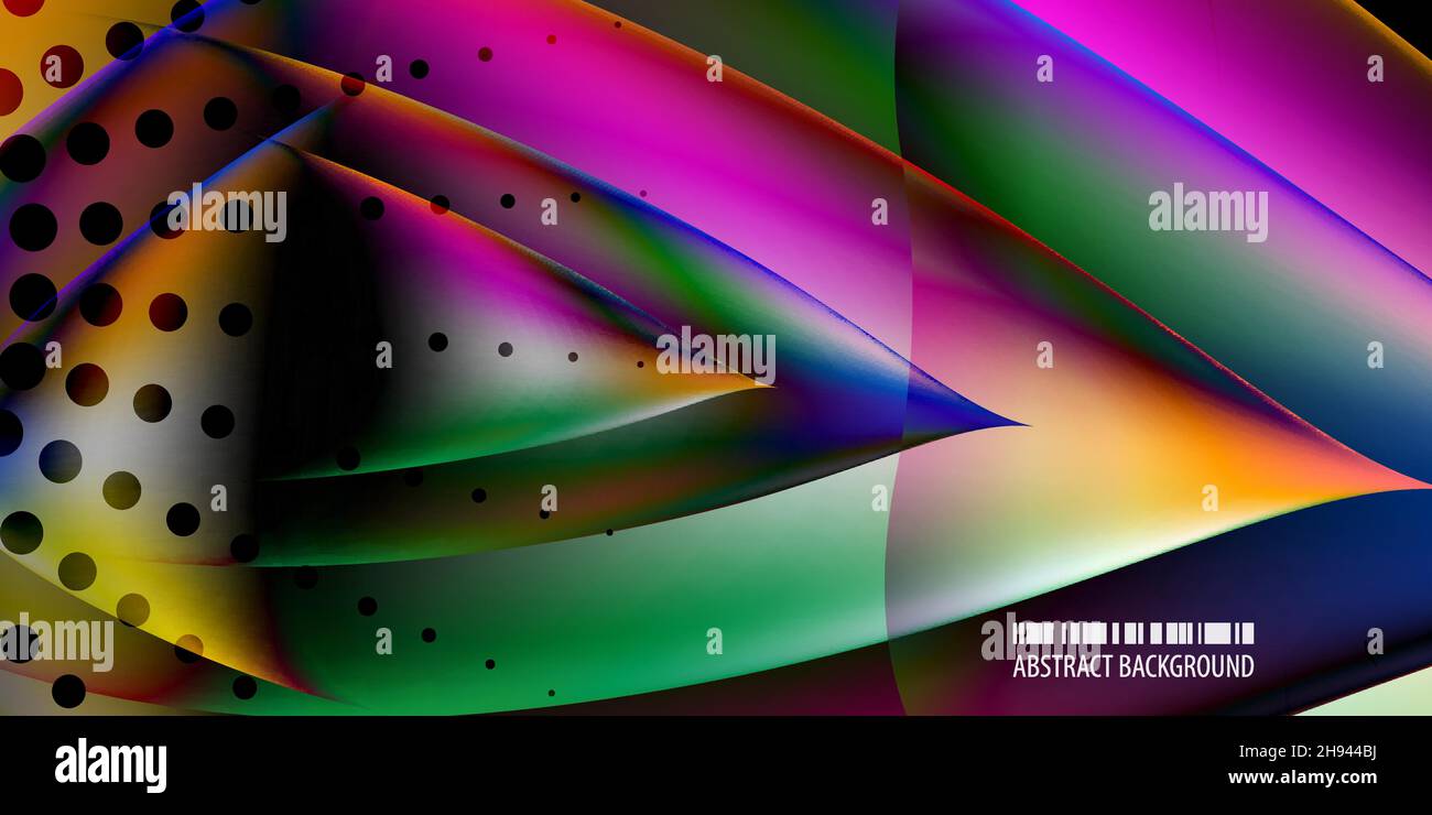 Abstract colorful background graphics template with blended multiple ...