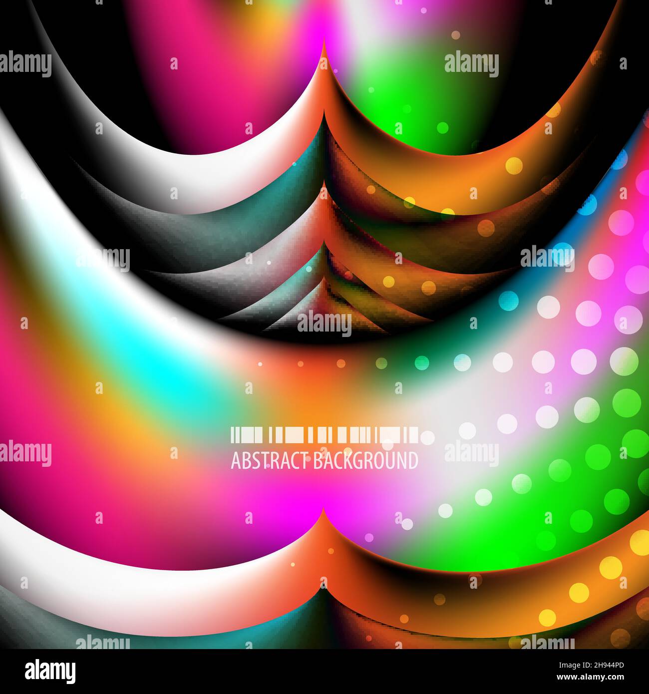 Abstract colorful background graphics template with blended multiple ...