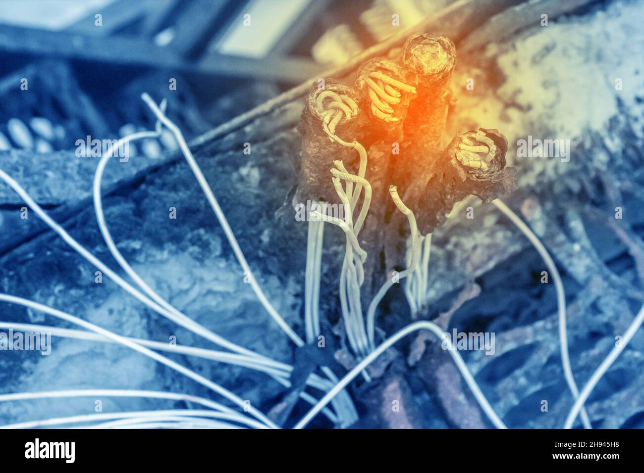 Old Electrical Cable High Resolution Stock Photography and Images - Alamy
