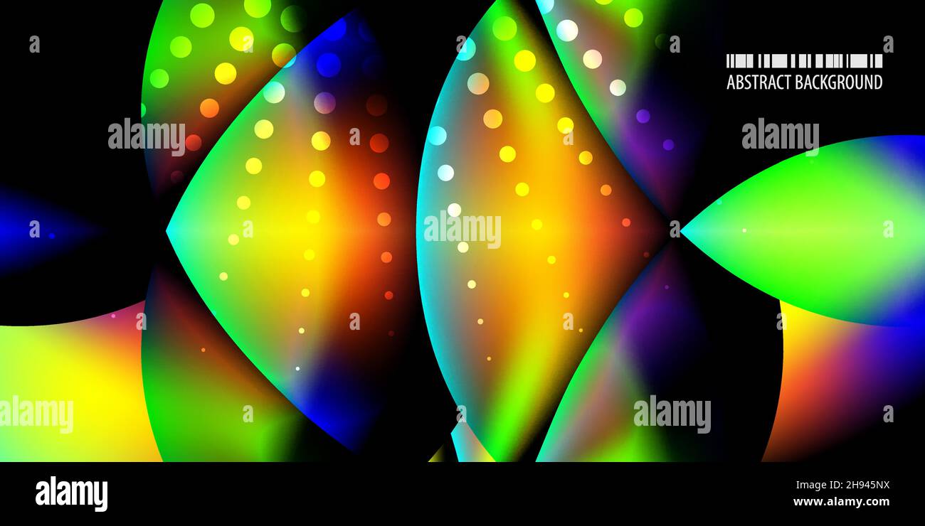 Abstract colorful background graphics template with blended multiple ...