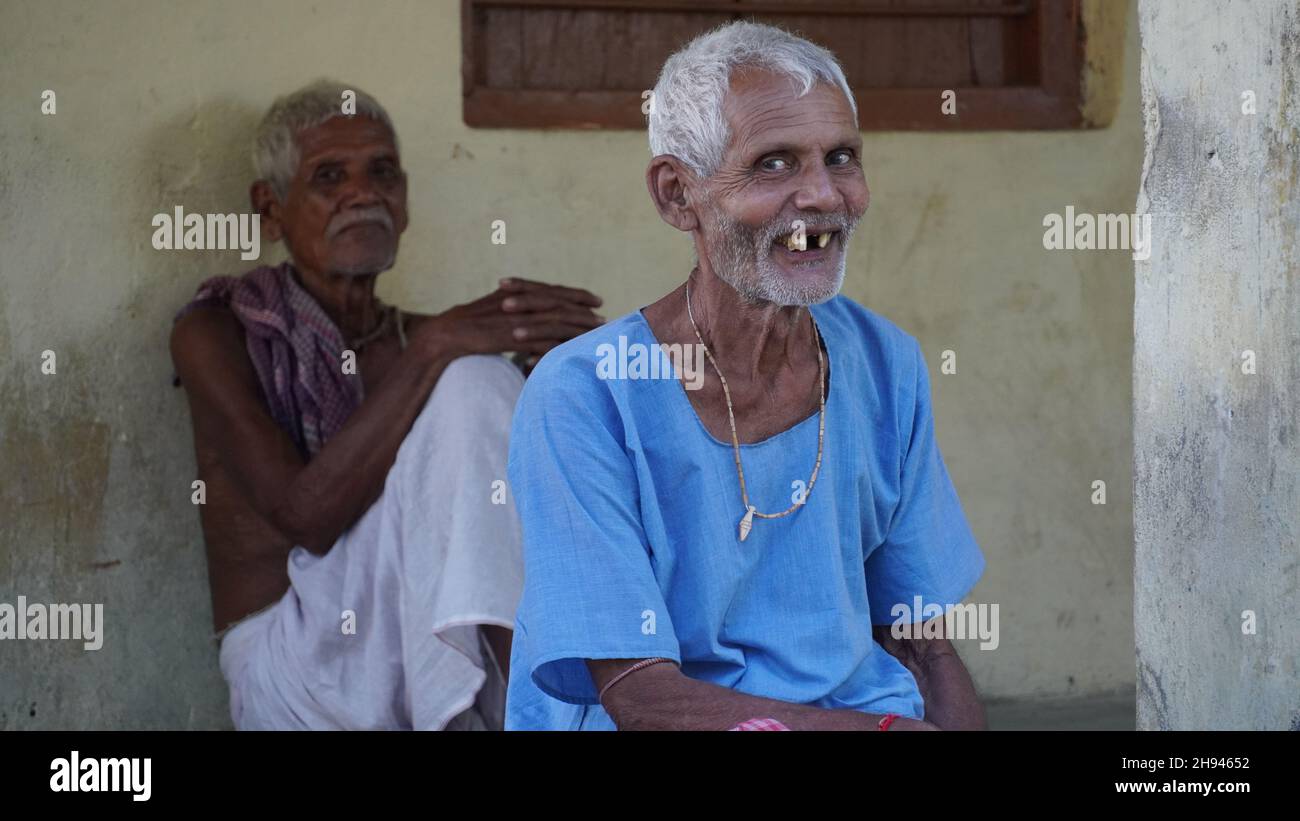 A old person smiley face Stock Photo - Alamy