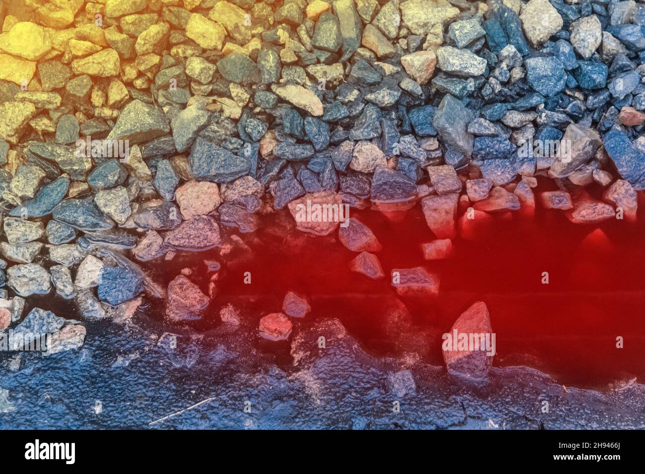 Red Chemical Potash Mineral Fertilizer Industry and Agriculture Stock ...