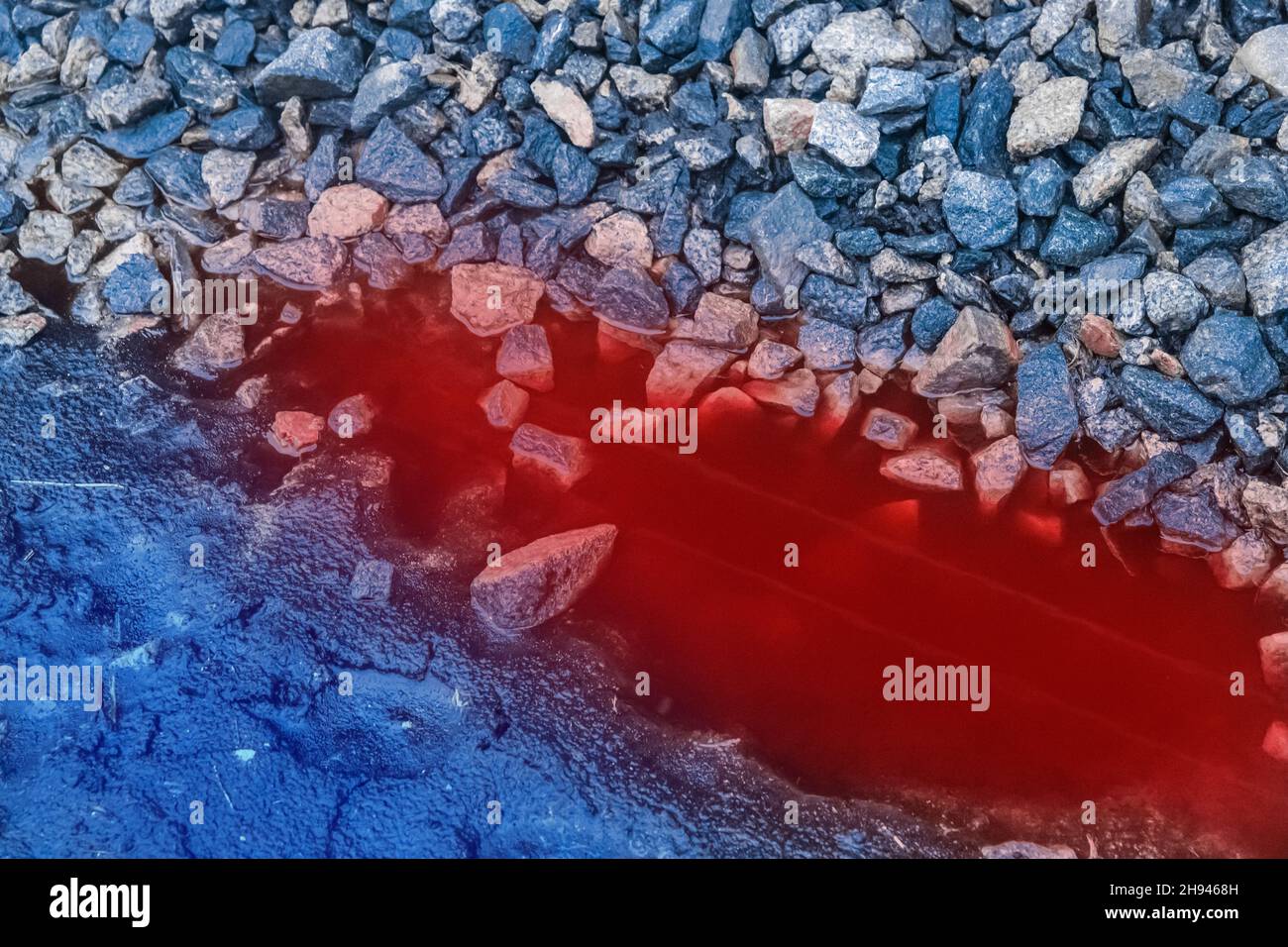Red Chemical Potash Mineral Fertilizer Industry and Agriculture Stock ...