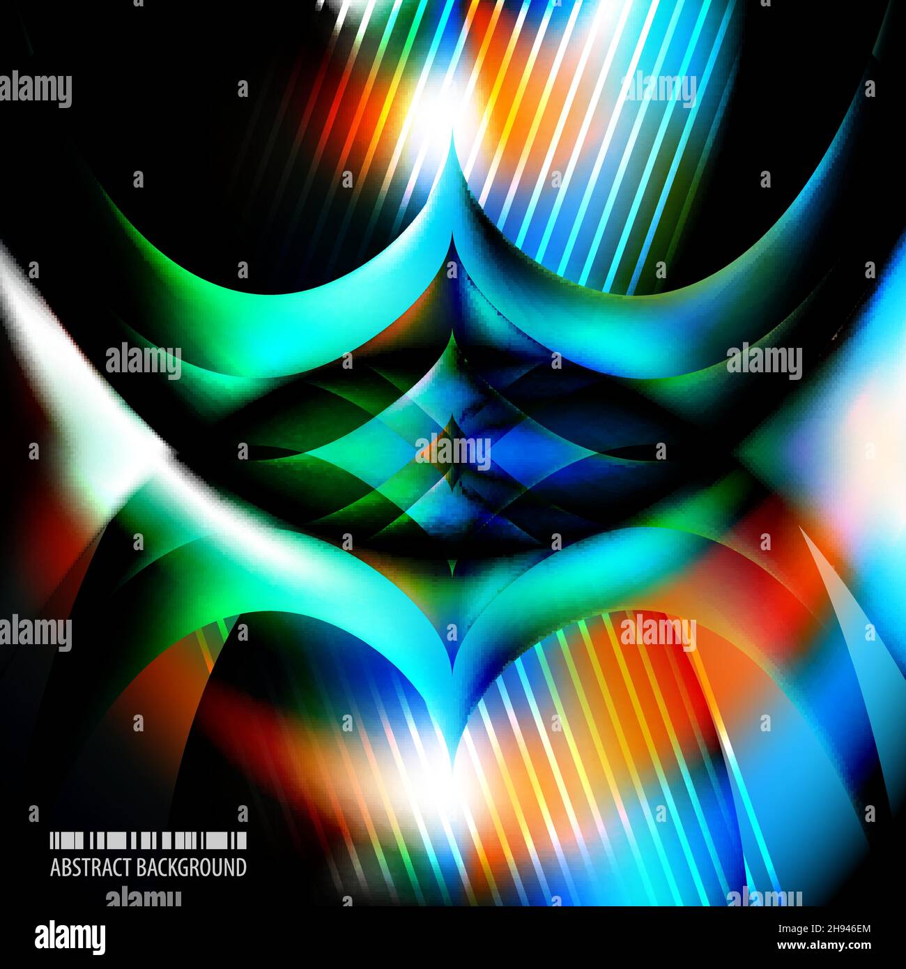 Abstract colorful background graphics template with blended multiple ...