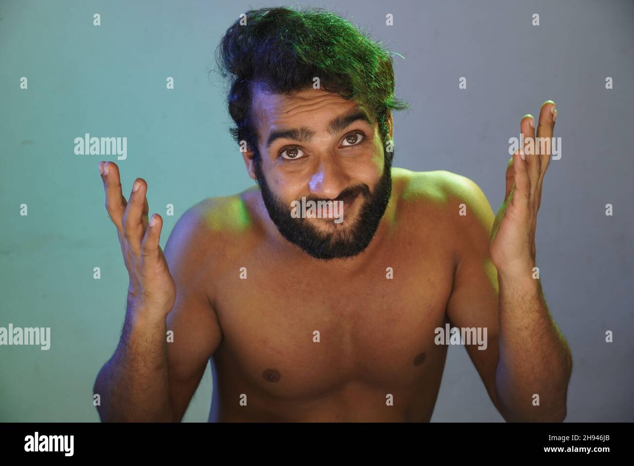 Cartoon man face sad expression hi-res stock photography and images - Alamy