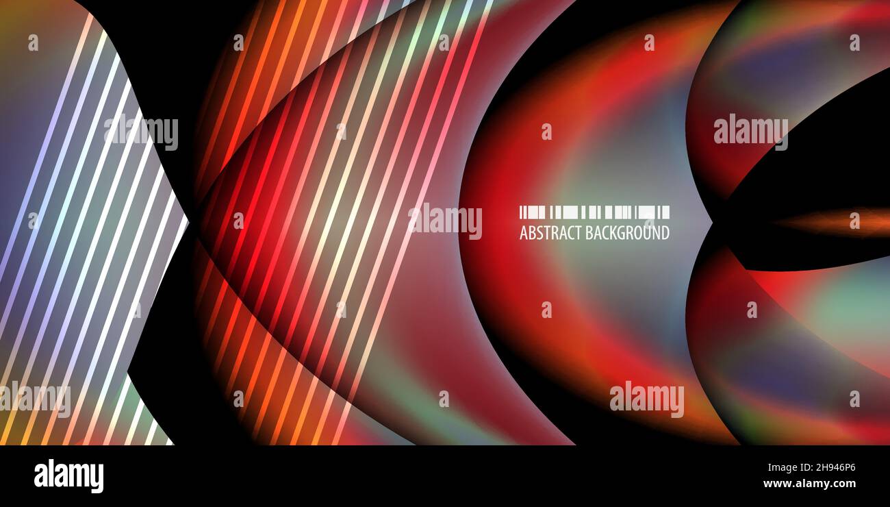 Abstract colorful background graphics template with blended multiple ...