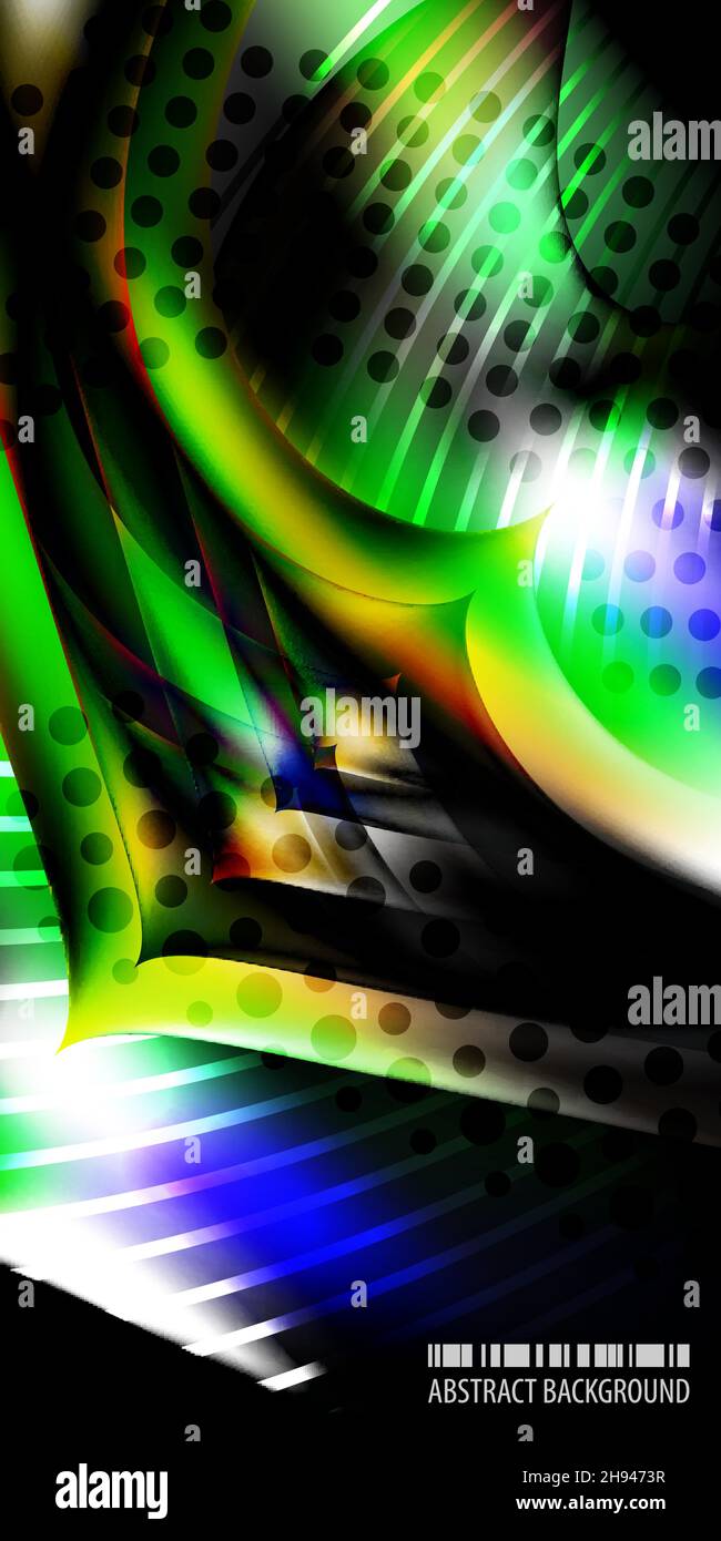 Abstract colorful background graphics template with blended multiple ...