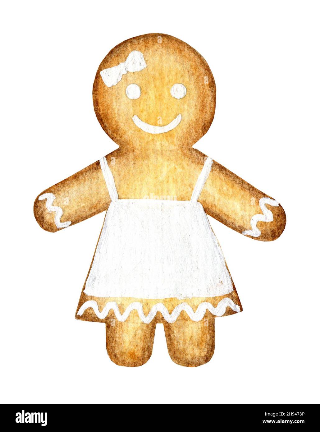 Cartoon Gingerbread Girl