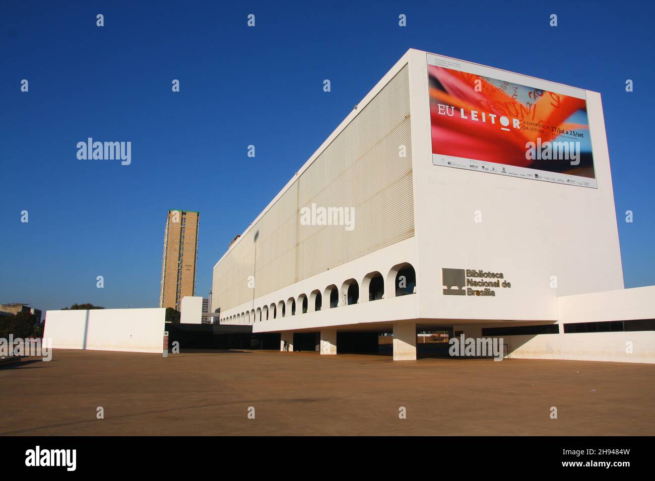 Leonel de Moura Brizola National Library of Brazil, Brasilia Stock ...