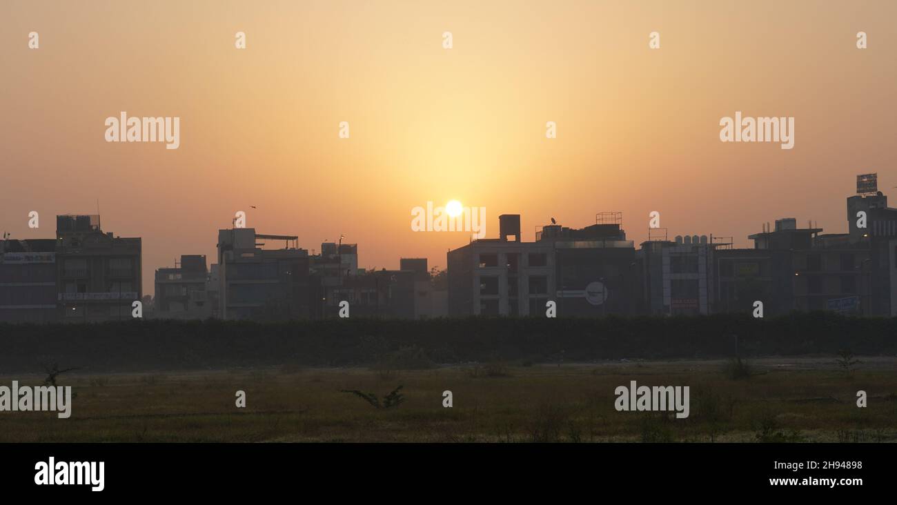 morning time sun effect image Stock Photo - Alamy