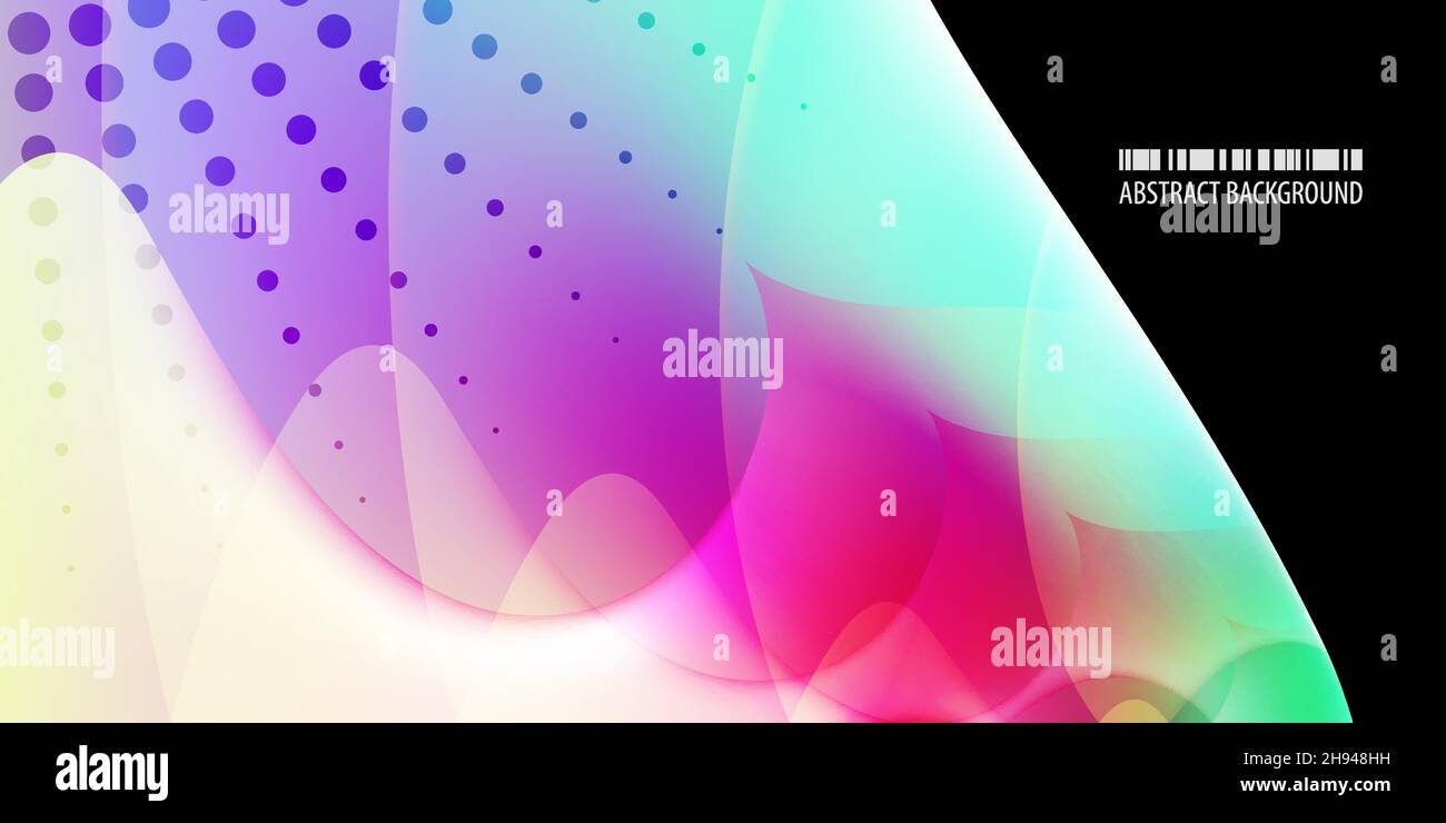 Abstract colorful background graphics template with blended multiple ...