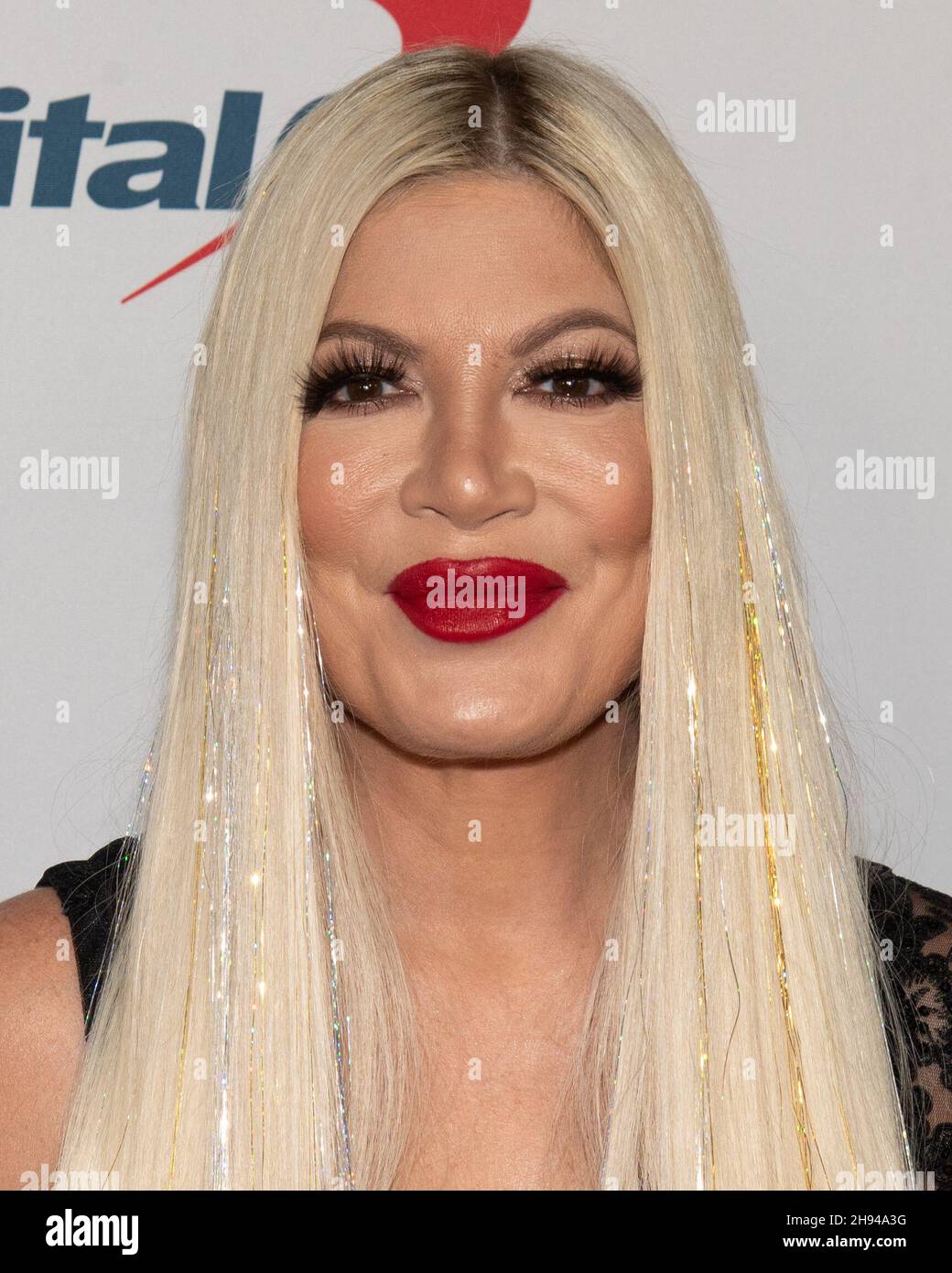 04 December 2021 - Los Angeles, California - Tori Spelling. iHeartRadio ...