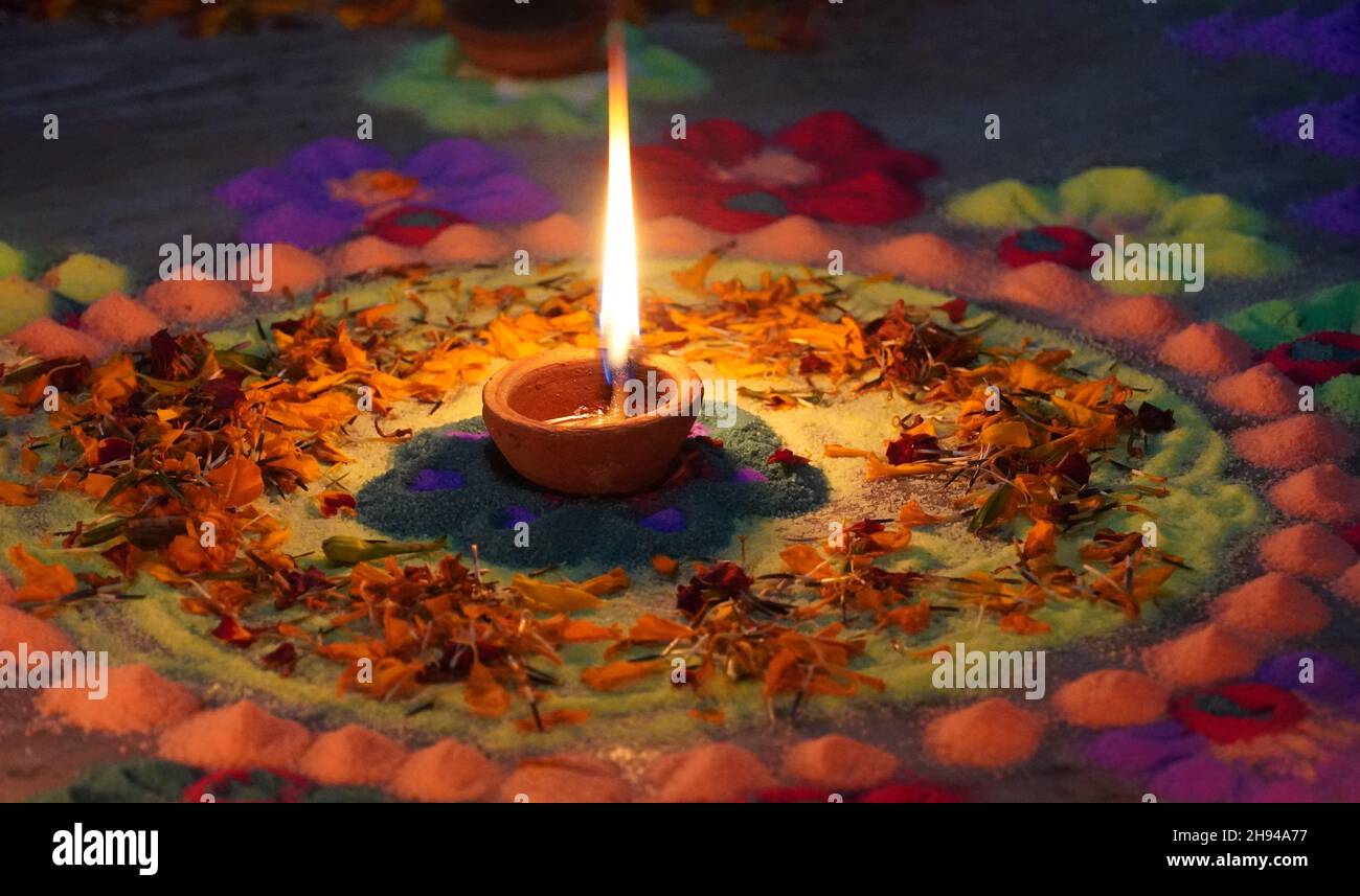Diya design hi-res stock photography and images - Alamy