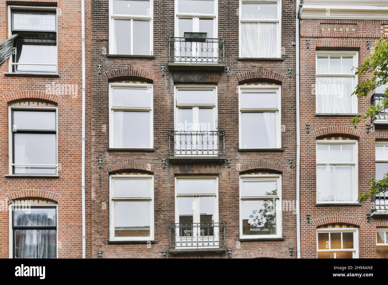 Nice view of luxury residential building facade Stock Photo - Alamy
