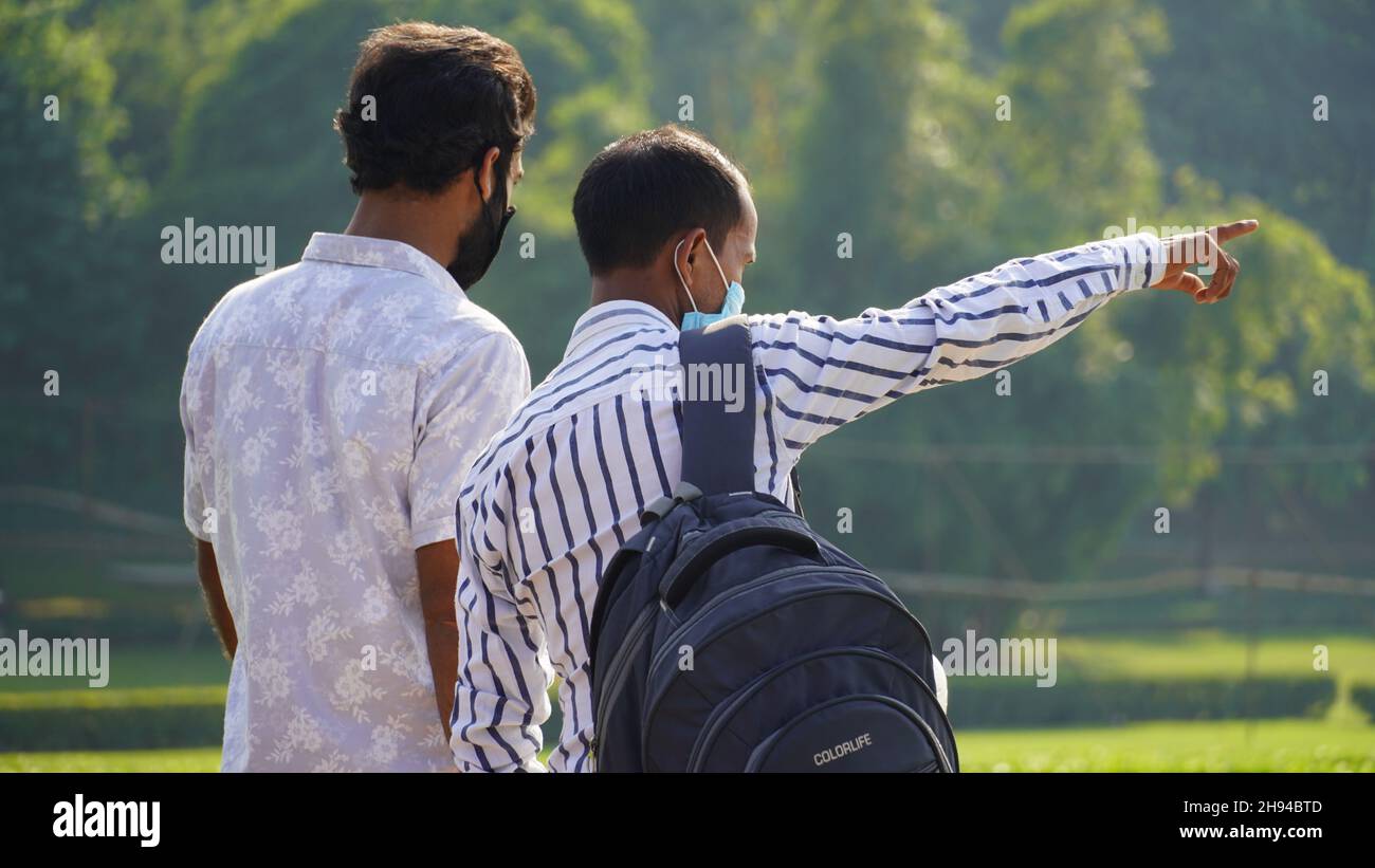 Person pointing at another hi-res stock photography and images - Alamy