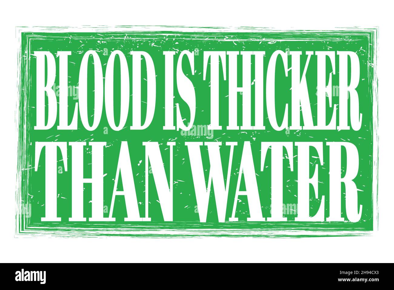 Blood is thicker than water hi-res stock photography and images - Alamy